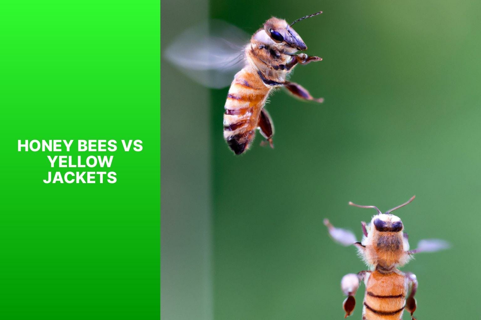 Honey Bees Vs Yellow Jackets